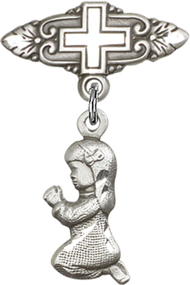 Hail MaryGifts | Jewelry | Praying Girl Baby Badge 426273 | Poshmark